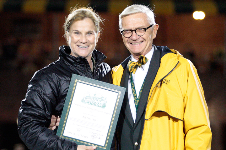 Jill Ellis '88 honored as Tribe Champion for Life | William & Mary