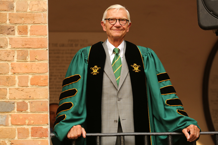 W&M’s 27th president, Taylor Reveley, announces plans to retire in 2018 ...